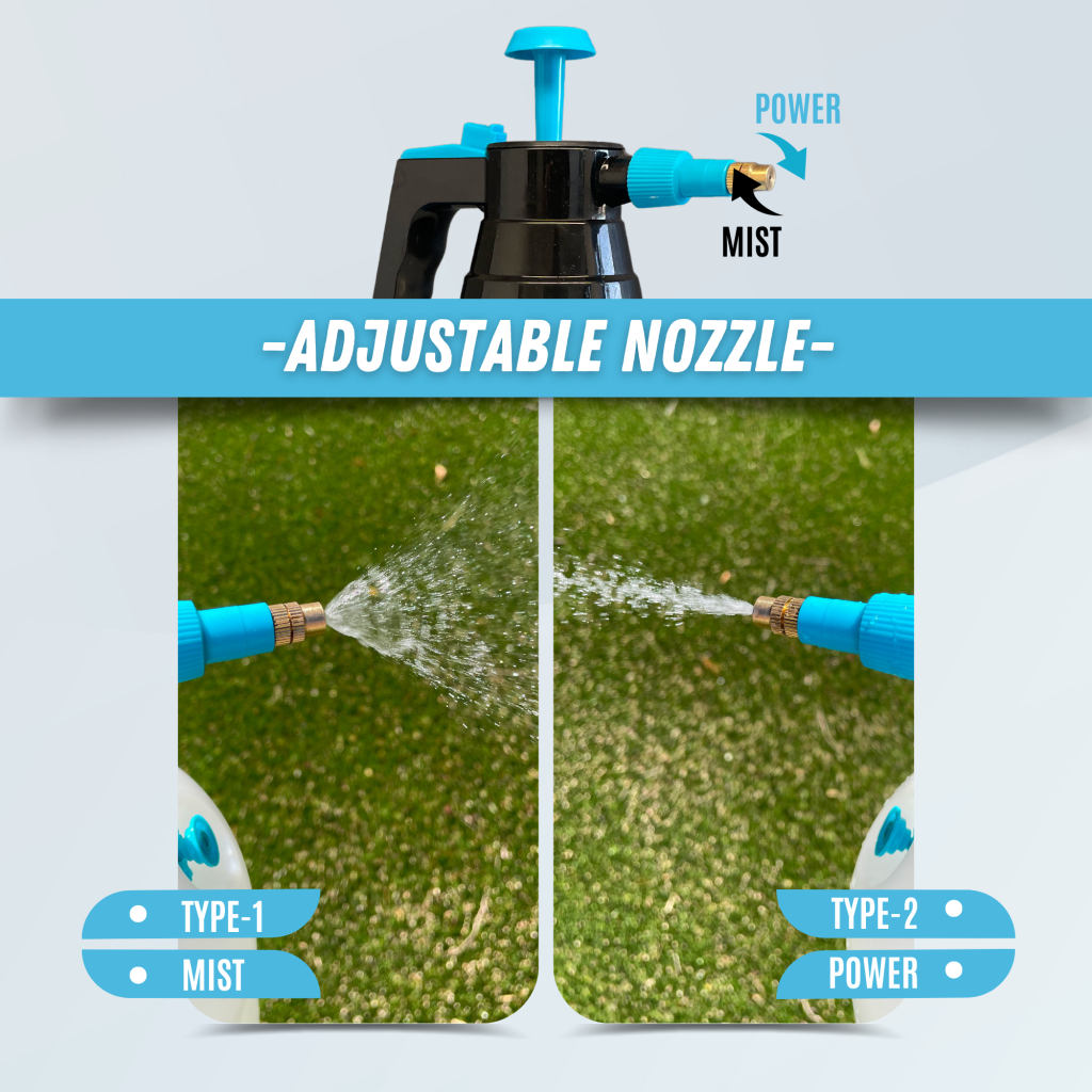 AGRICAS AG1001 One-Hand Sprayer 0.5 Gal,2 Liter – Agricas