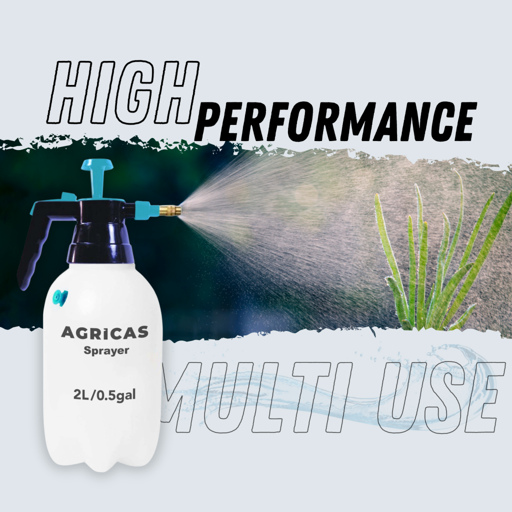 AGRICAS AG1001 One-Hand Sprayer 0.5 Gal,2 Liter – Agricas